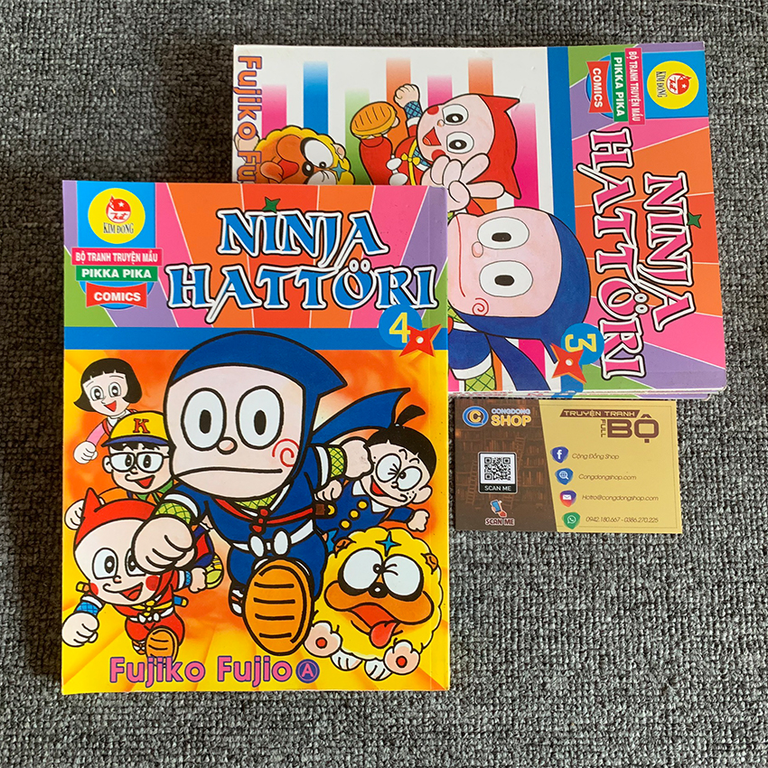 Truyện Ninja Hattori màu trọn bộ 4 tập - Sách truyện Full bộ | Lazada.vn