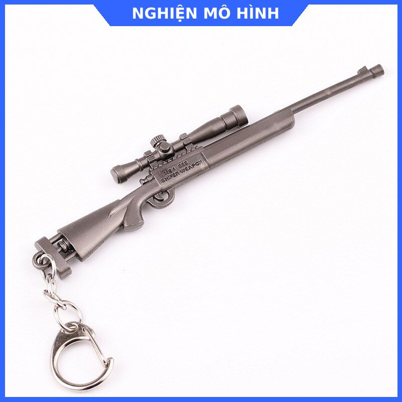 Móc khoá mô hình PUBG AWM AKM K98 AK M416 M249 M16A4 Flare gun Thompson AUG A3 UMP9 Vector SKS ...