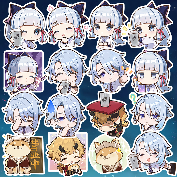 [HEYTEA x Genshin] Sticker Ganyu x Shenhe và Ayaka x Ayato Collab ...