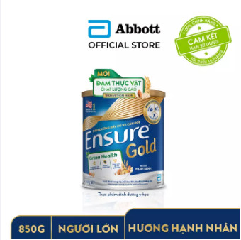 [HCM]Ensure Gold Green Health Đạm thực vật hương Hạnh nhân 850g loại 15 ...