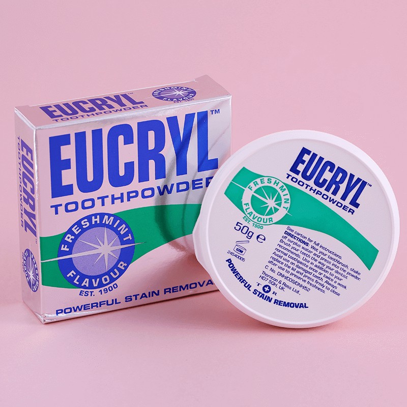 HCMBột Tẩy Trắng Răng Eucryl Tooth Powder 50Gr - Garis Store - MixASale
