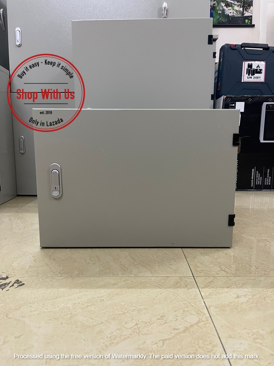 Vỏ Tủ Ngang 350X500X200mm - Vỏ Tủ Điện Công Nghiệp 350x500x200mm - Tủ Điện Nằm Ngang Cao 350 x ...