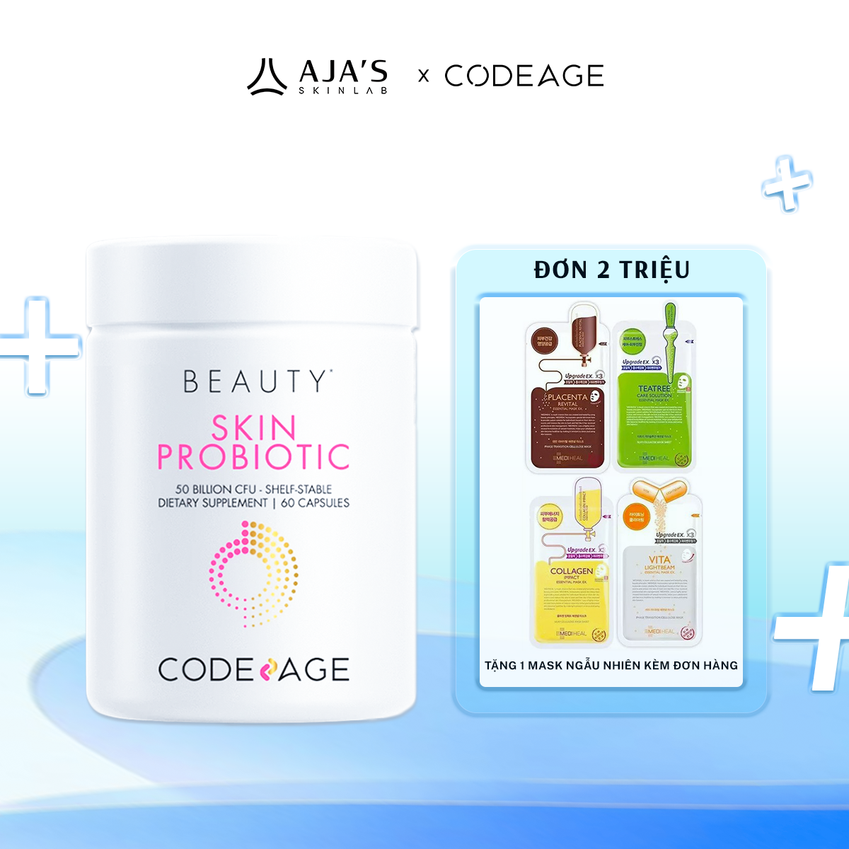 Viên uống lợi khuẩn, khỏe da Code Age Skin Probiotic 60 Viên - AJA'S ...