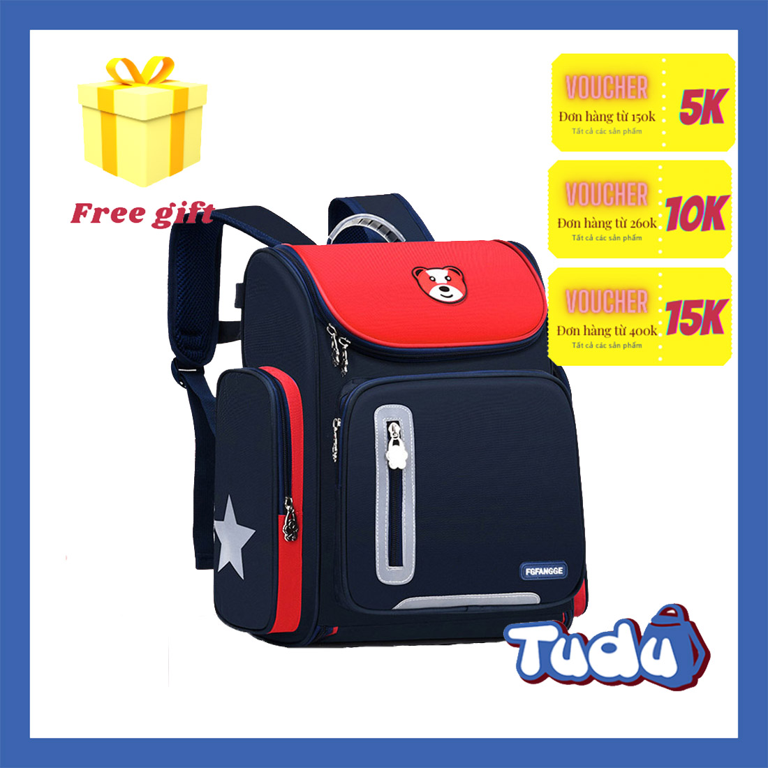 Balo cho bé, balo học sinh cấp 1, 2 cao cấp chống gù, đai trợ lực, Phong Cách Thời Trang Hàn ...