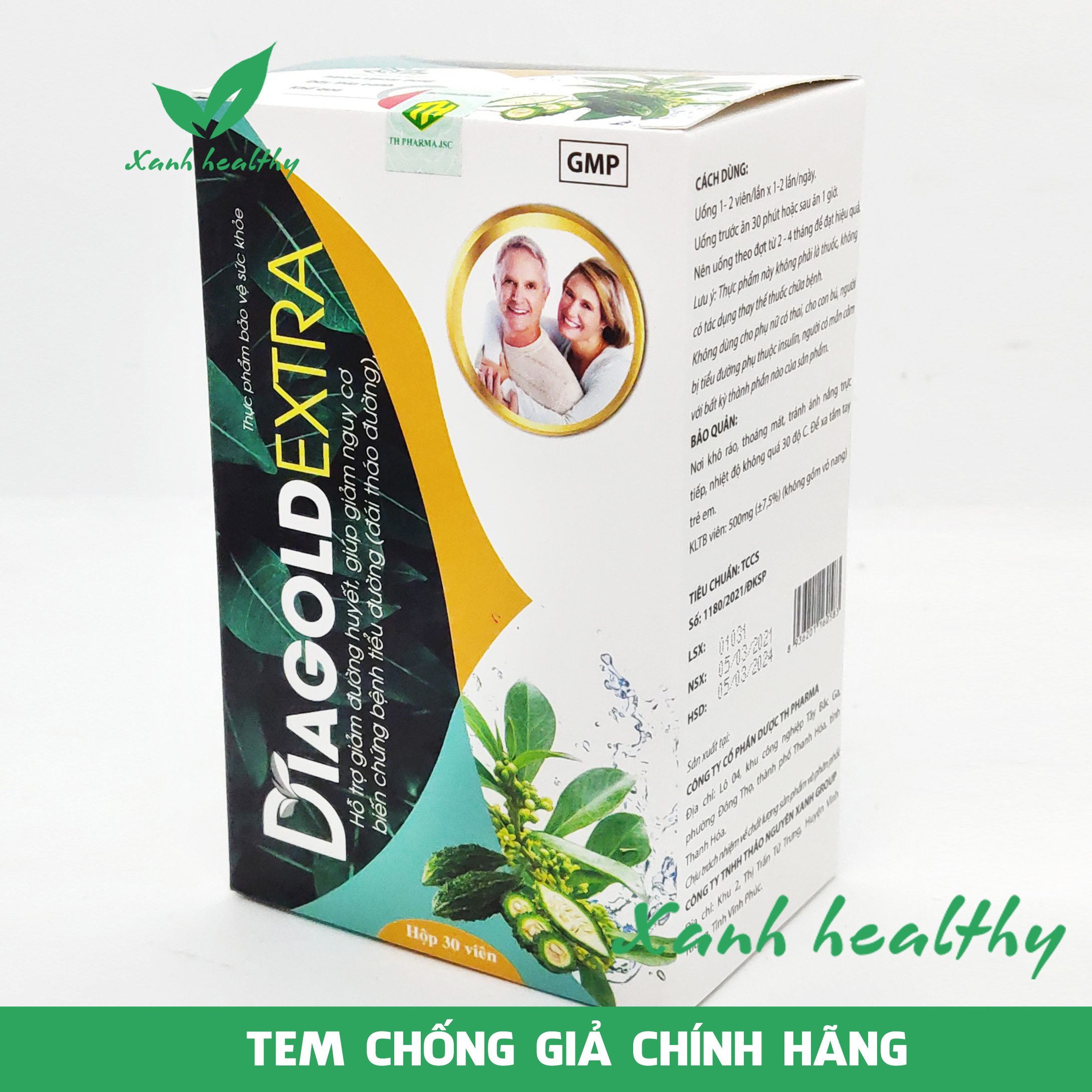 DIAGOLD EXTRA - Viên uống giảm tiểu đường thành phần dây thìa canh hoàn ...