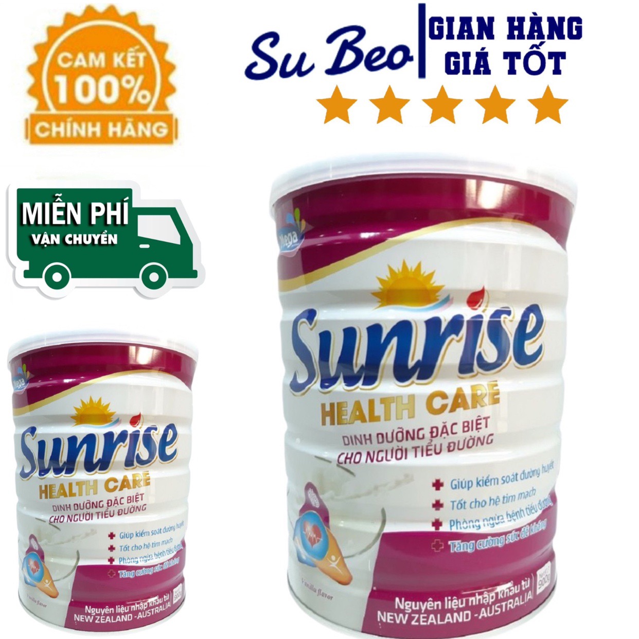 [Mua 1 Tặng 1 đồng hành cùng người Lao Động ] Sữa Sunrie HEALTH CARE ...
