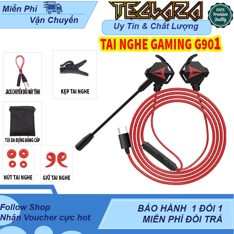 Tai nghe Gaming có mic G901 ; tai nghe chơi pubg, game mobile…; tai ...