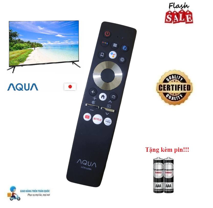 Điều khiên tivi aqua giọng nói Remote Tivi Aqua 32 inch LE32AQT6600G có ...