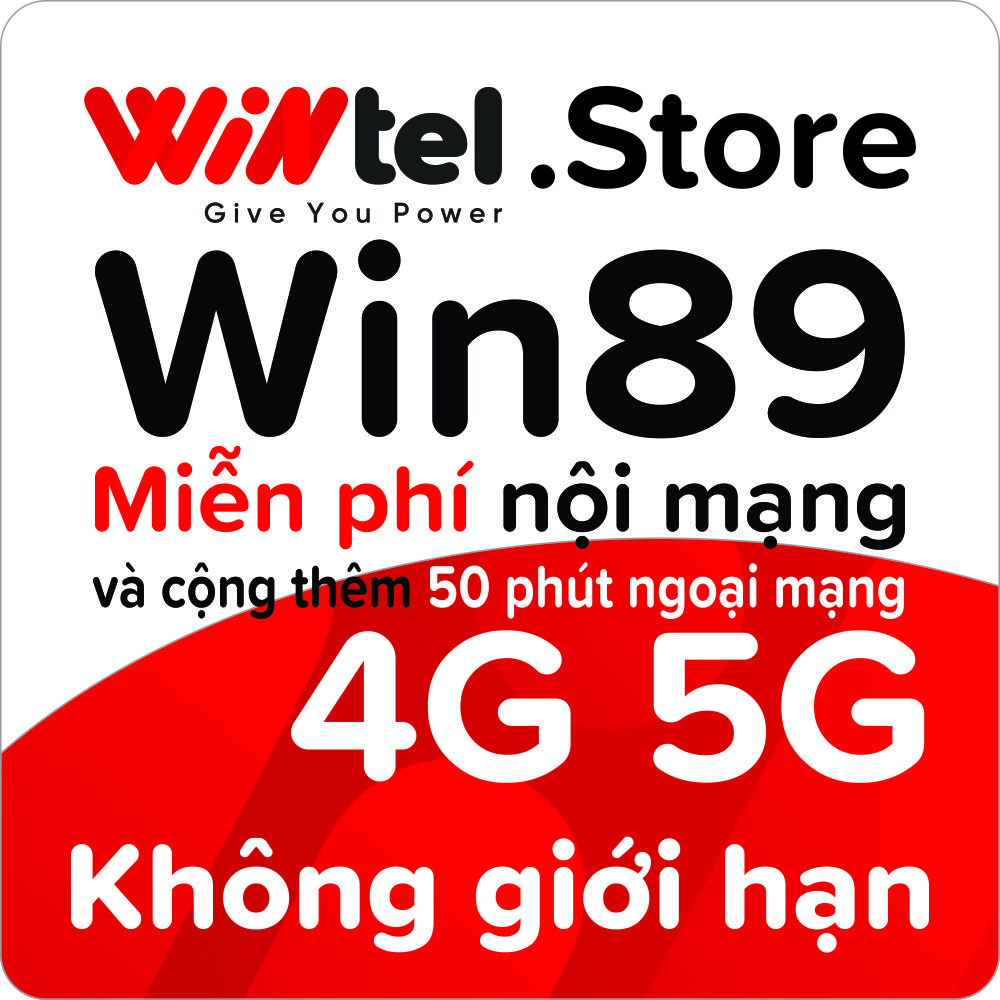 Sim Wintel WIN89 không giới hạn dung lượng data 4G 5G | Lazada.vn