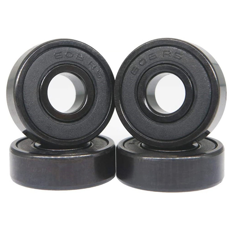 High-Speed 608RS Hybrid Black Ceramic Bearings Skateboard Bearings ...