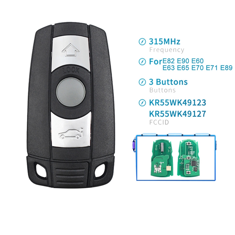 Car Remote Smart Key Smart Key for BMW 1/3/5/7 Series E90 E91 E92 E60 ...