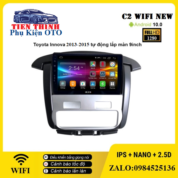Màn hình android 9 inch dành cho xe TOYOTA INNOVA các đời 2007-2012 cho ...