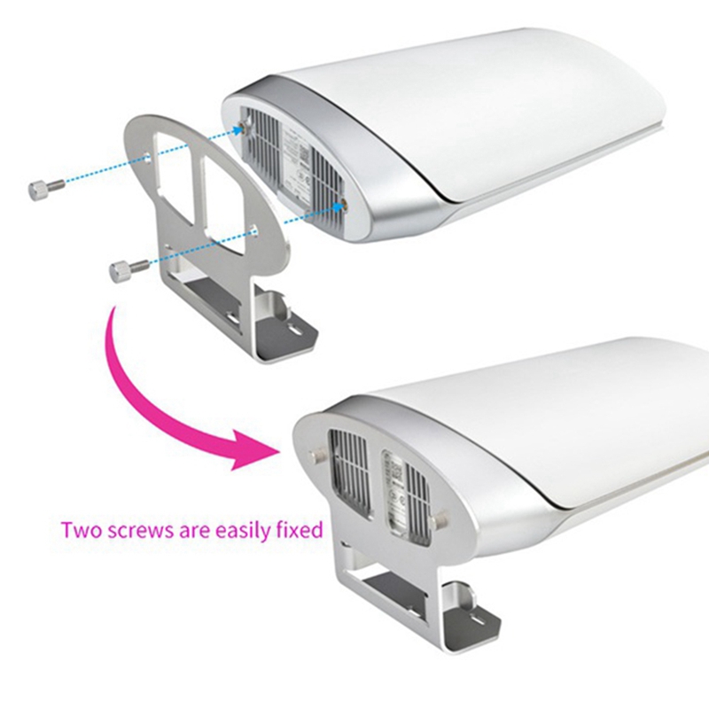 2 Pack Aluminum Alloy Router Wall Mount Bracket WiFi Router Storage ...