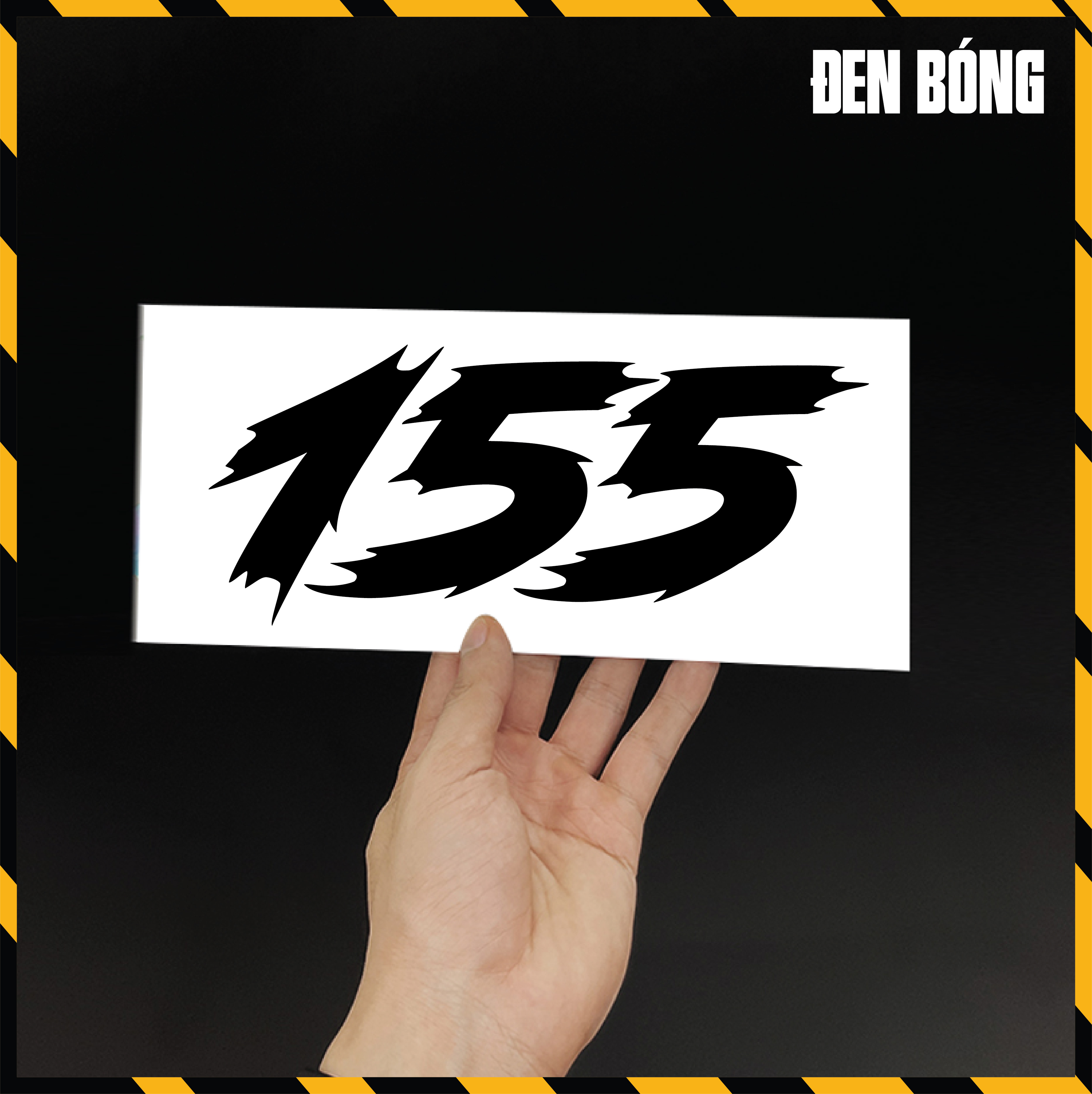 [1 Chiếc] Tem Dán Xe Máy Phản Quang | DVT-155 | Team Decal Sticker Hình ...