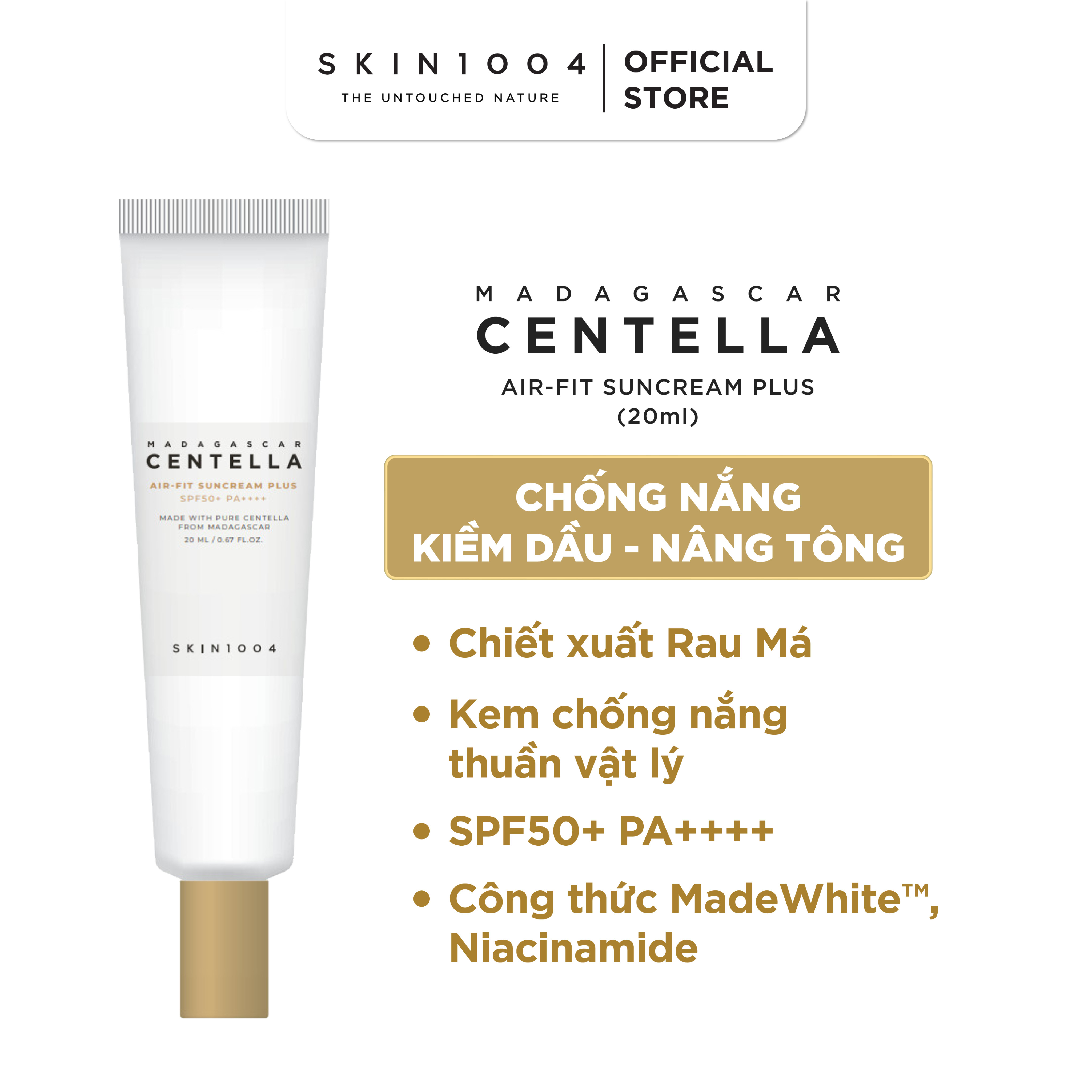 HÀNG TẶNG KHÔNG BÁN Kem chống nắng Skin1004 Madagascar Centella Air-Fit ...