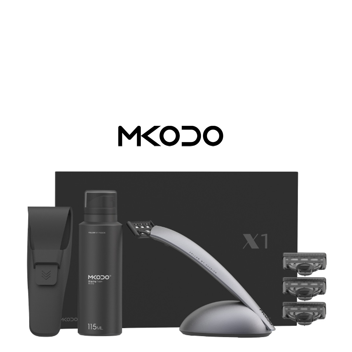 MKODO X1 Máy Cạo Râu 4D Bằng Thép- Bản Deluxe Cao Cấp ( có hỗ trợ đế ...