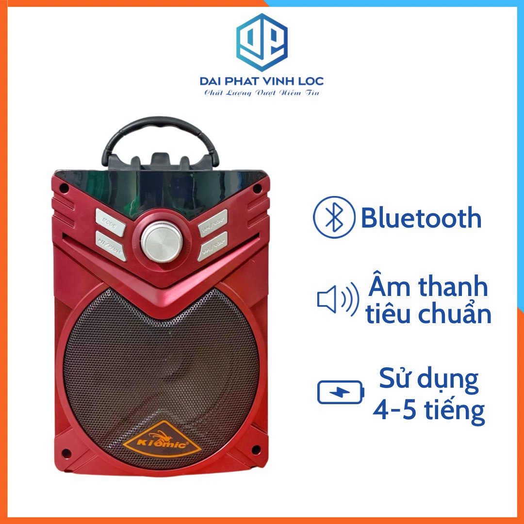 Loa Bluetooth Mini Kiomic K56 Nhỏ Gọn Có Tay Xách Tiện Lợi Bass Âm Cực ...