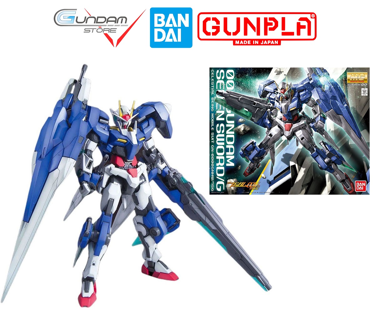[HCM]Mô Hình MG Gundam 00 Seven Sword 1/100 Master Grade Đồ Chơi Lắp ...