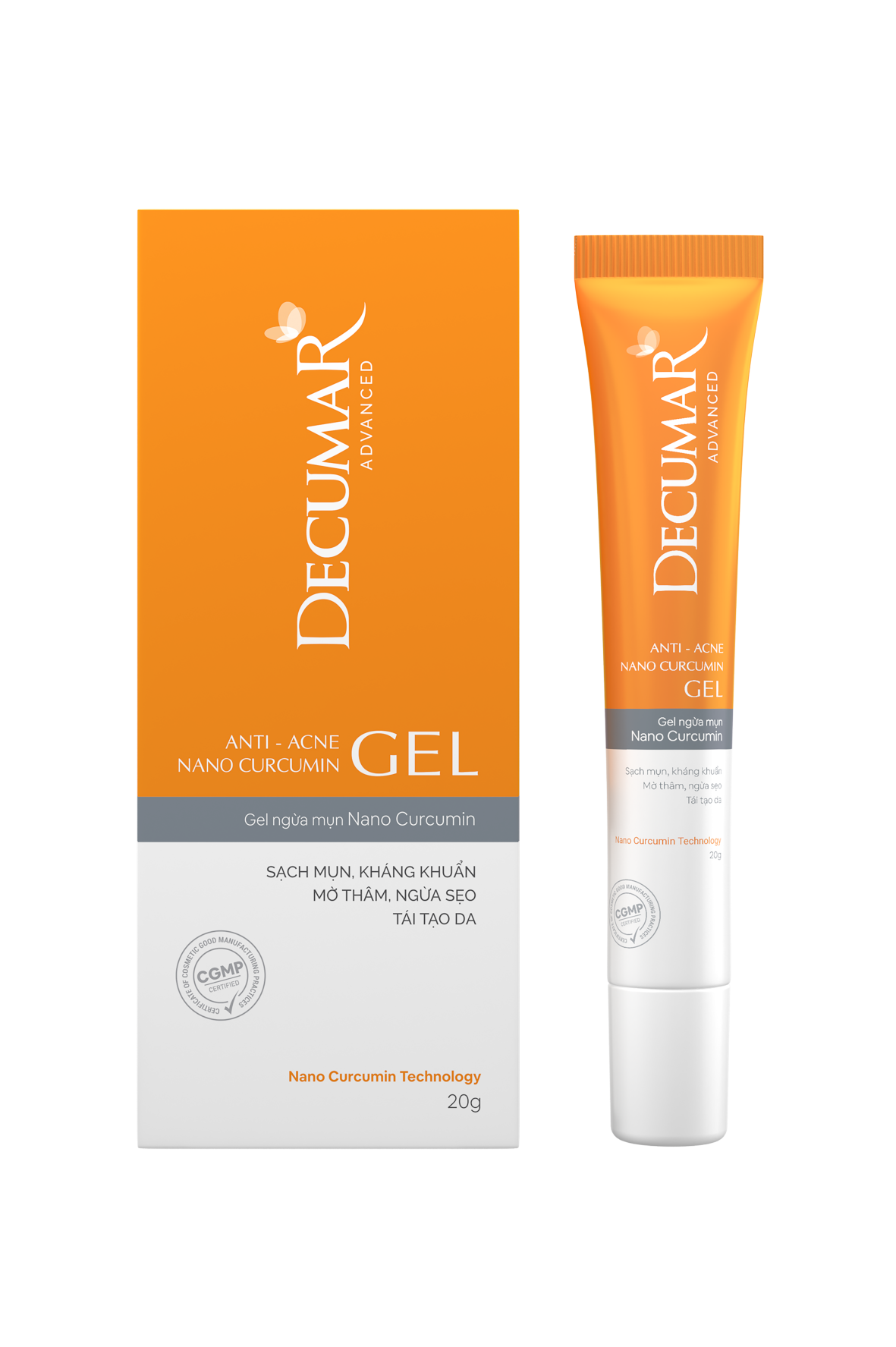 Gel ngừa mụn Decumar Advanced 20gr - sạch mụn - kháng khuẩn - mờ thâm ...