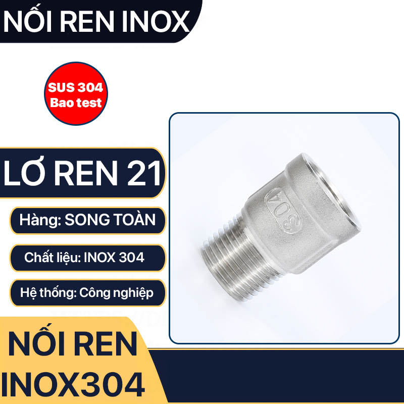 Nối Ren Trong Ren Ngoài 21, Lơ Chuyển Răng Trong Ren Ngoài 27 21 Inox ...