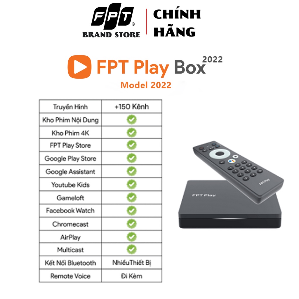 FPT Play Box 2022 mã 650 box Android Tốt Nhất VN - Tặng kèm gói 7 và 14 ...