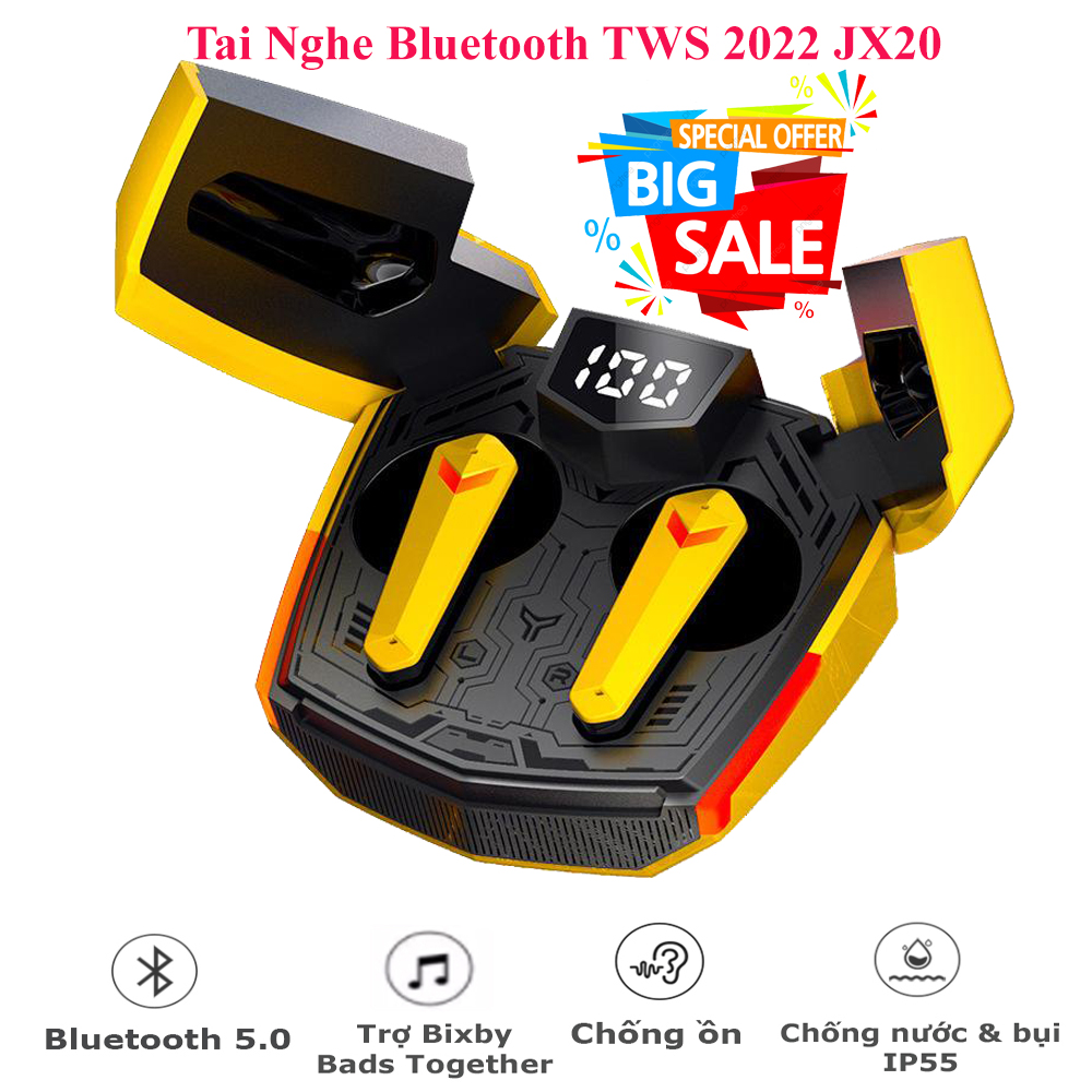 [ MẪU HÓT ] Tai nghe Không Dây, Tai Nghe Bluetooth TWS 2022 JX20, Tai Nghe Bluetooth Mini, Bản ...