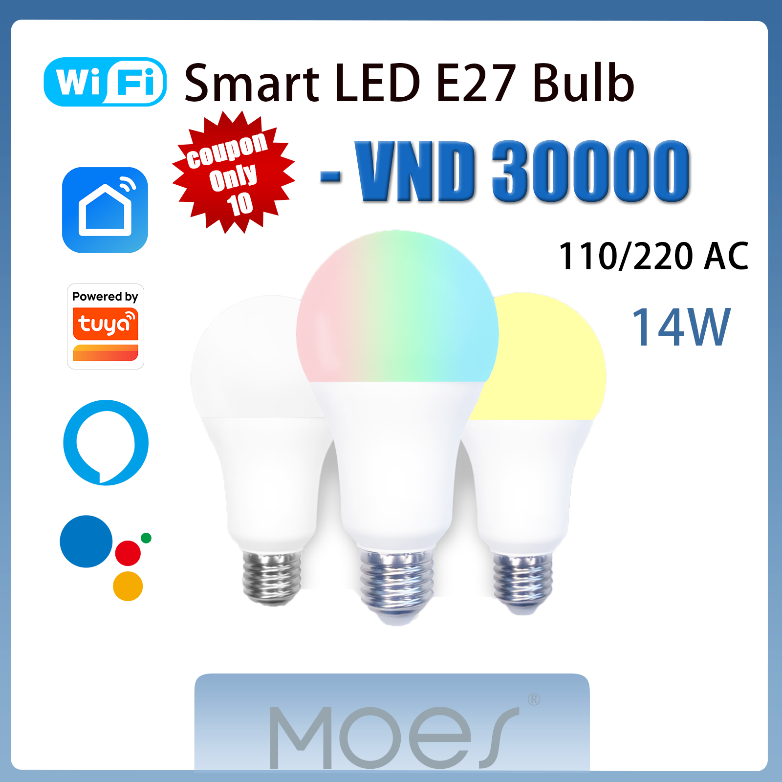 【COD】MOES Mini DIY WiFi Smart Light Switch 4 Gang 1/2 Way Module Smart ...