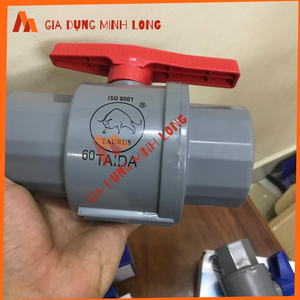 Van nhựa, van khóa nước Bình Minh PVC phi 21,27,34,42,49- Hàng chính ...