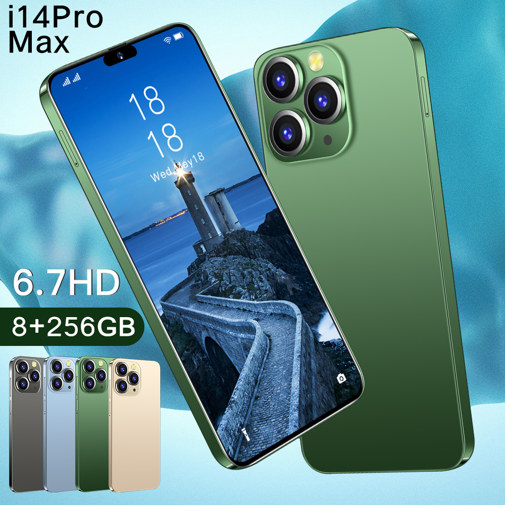i14 Pro max Smartphone Giá cả phải chăng Android 6.7 inch Full HD ...