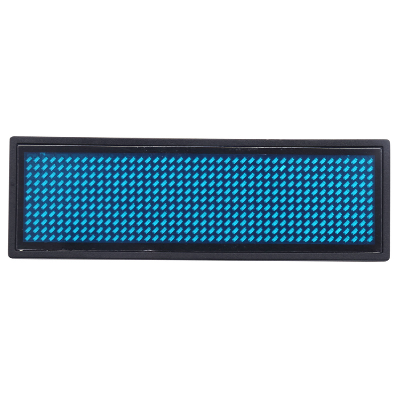 Programmable LED Digital Scrolling Message Name Tag Id Badge(11x44 ...
