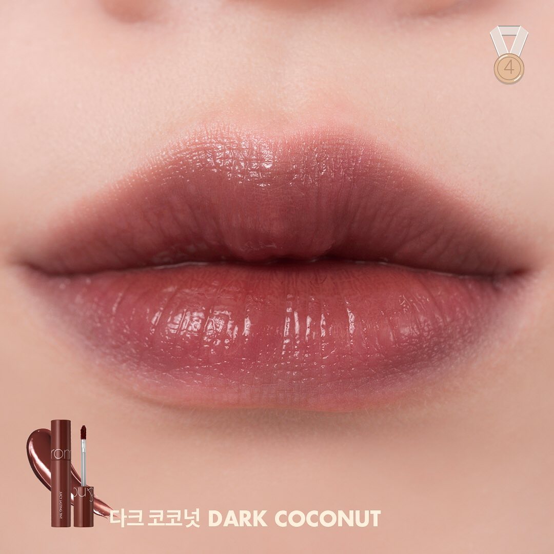 Son kem bóng ROMAND lâu trôi mềm môi Juicy Lasting Tint Nucadamia Dark ...
