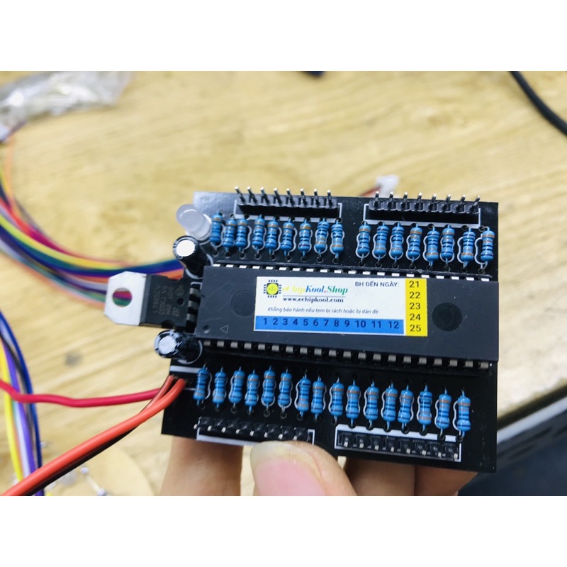 Mạch LED đồng hồ cho module p4, p5,p10 điều khiển qua wifi - MixASale