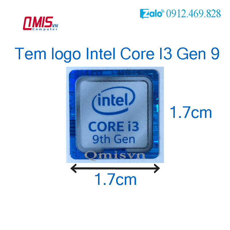 01 TEM LOGO INTEL CORE I3 I5 I7 I9 Gen 3 Gen 4 Gen 5 Gen 6 Gen 7 Gen 8 ...