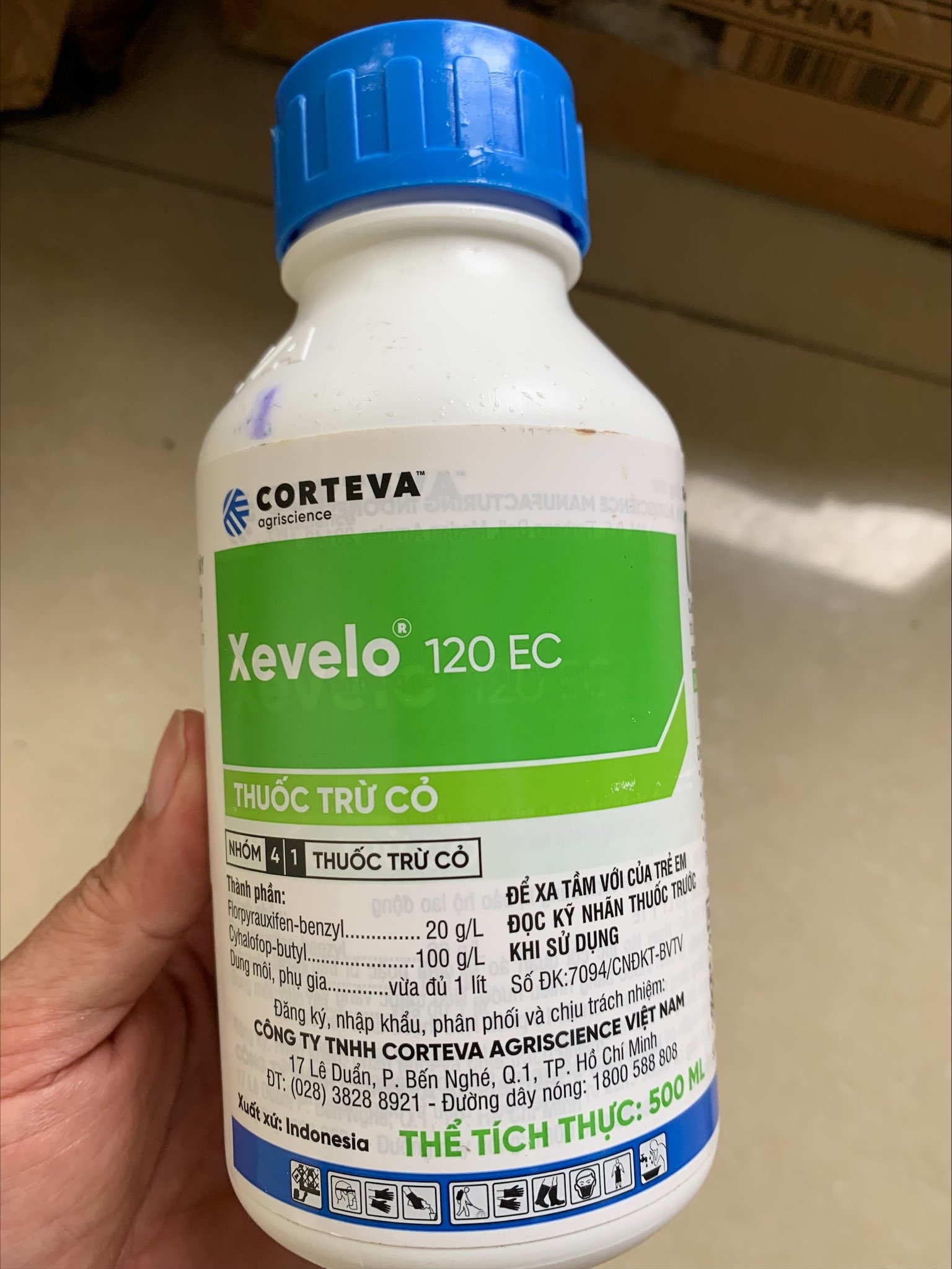 Xevelo 120EC 500ml, Corteva, thuốc trừ cỏ thế hệ mới, chai diện mạo mới | Lazada.vn