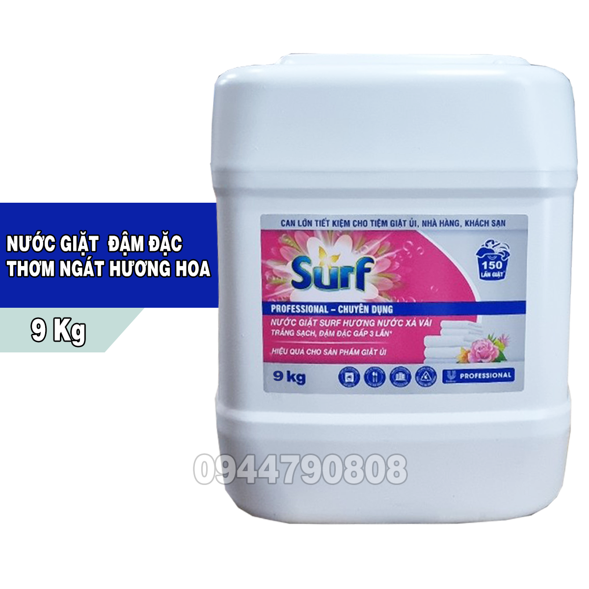 Nước giặt Surf đậm đặc 9kg hương hoa cỏ diệu kì | Lazada.vn