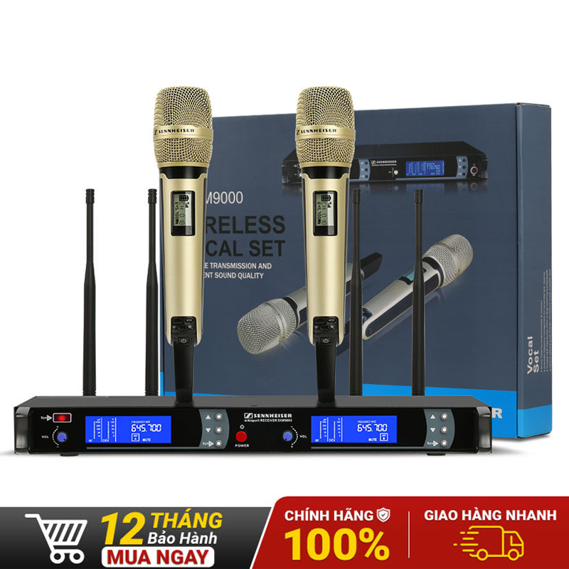 Micro Gia đình Không Dây Sennheiser SKM 9000 Nhập Khẩu - Xuất Xứ USA, Thiết Kế Sang Trọng Hiện ...