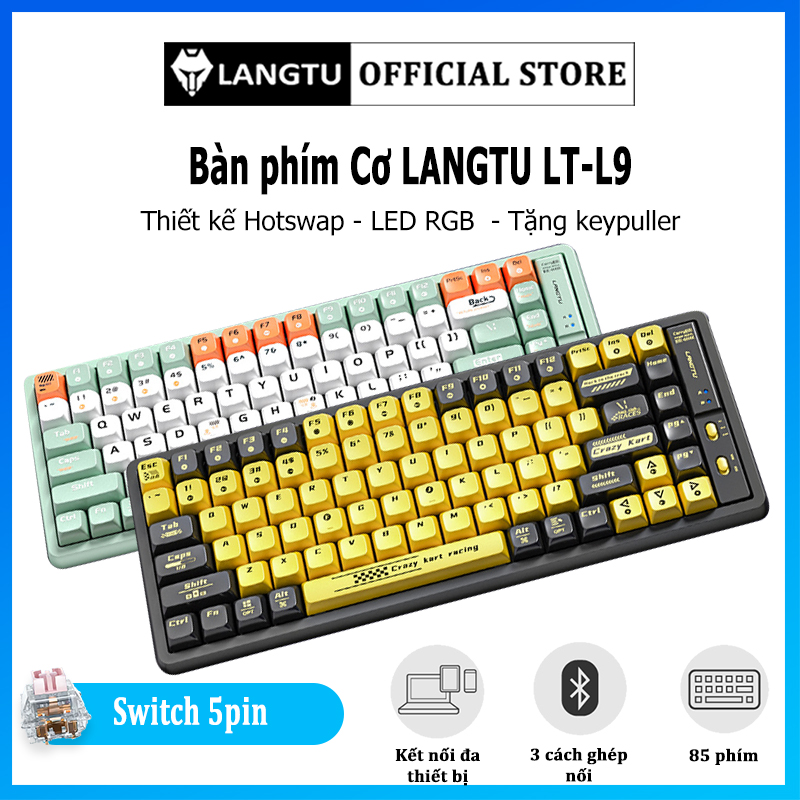 Bàn Phím Cơ Hotswap LANGTU LT-L9 Layout 85 Phím Không Dây Led RGB ...