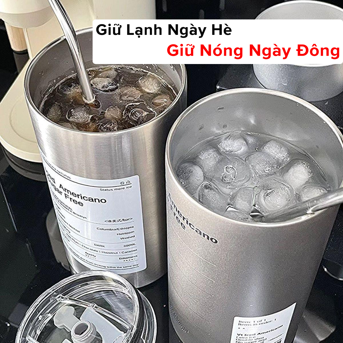 Ly Giữ Nhiệt Cốc Giữ Nhiệt Cute Uống Cà Phê 600ml Dùng Văn Phòng Nhỏ Gọn Bình Nước Giữ Nhiệt ...