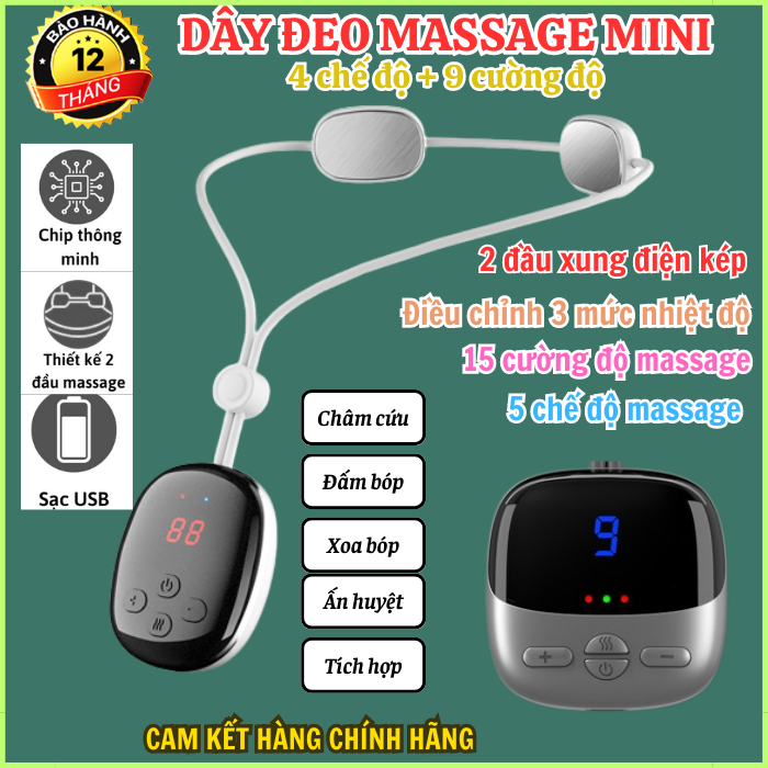 [MẪU MỚI 2023] Dây Đeo Massage cổ vai gáy - may massage cổ vai gáy ...
