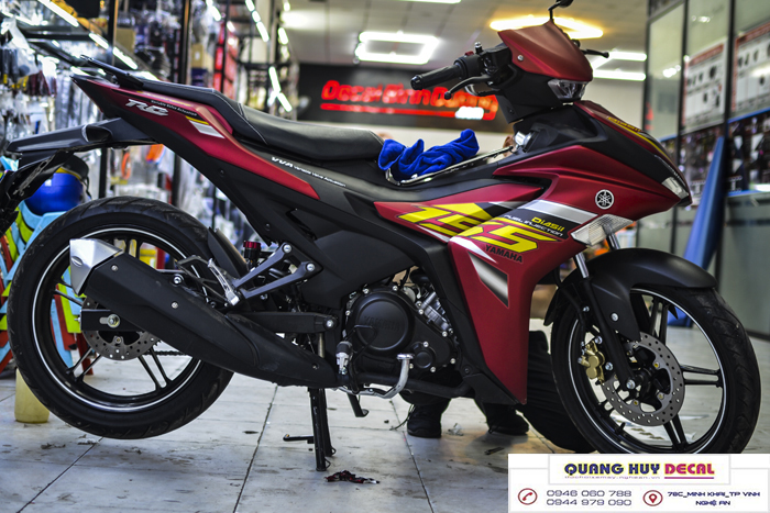 Tem trùm ex 155 đỏ vàng đen tem exciter 155 team trùm exciter 155 tem ...