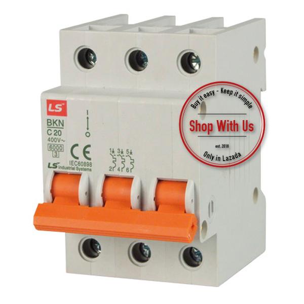 Automat LS - MCB 3P 10A 16A 20A 25A 32A 40A - BKN 3P C6a - 10a - 16a - 20a - 25a - 32a - 40a ...