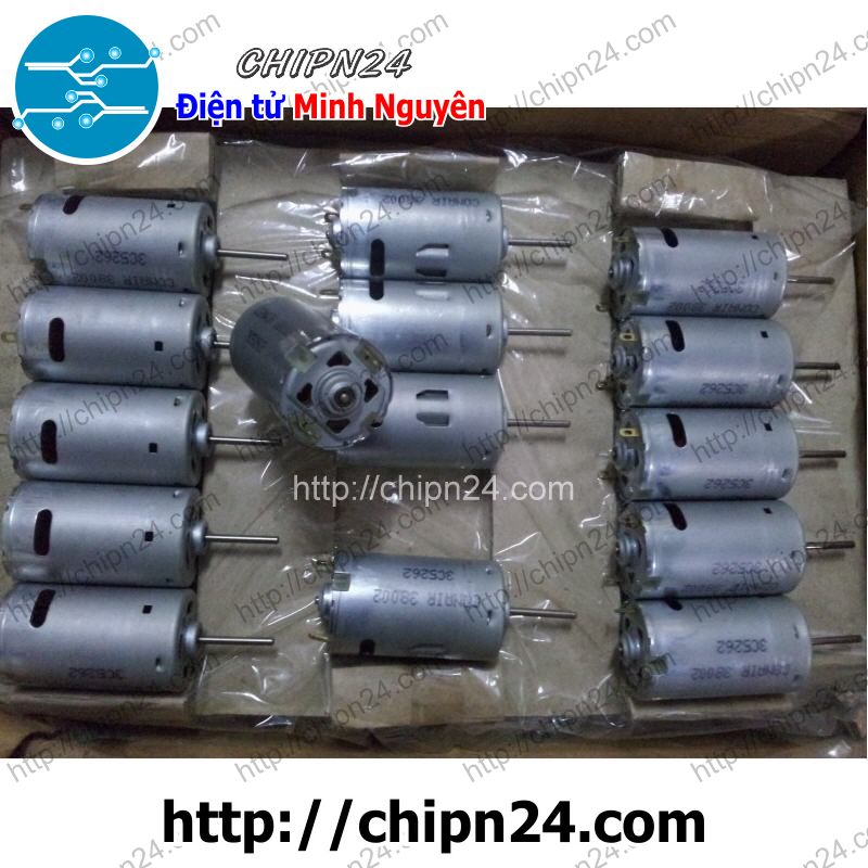 [1 CÁI] (E133) Động cơ 395 RS395 6V-24V trục 2.3mm - MixASale