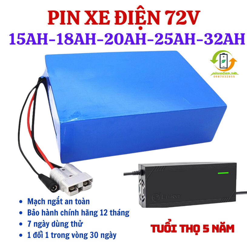 Bộ pin xe điện 72V 15Ah-18Ah-20Ah-25Ah-30Ah-35Ah | Lazada.vn