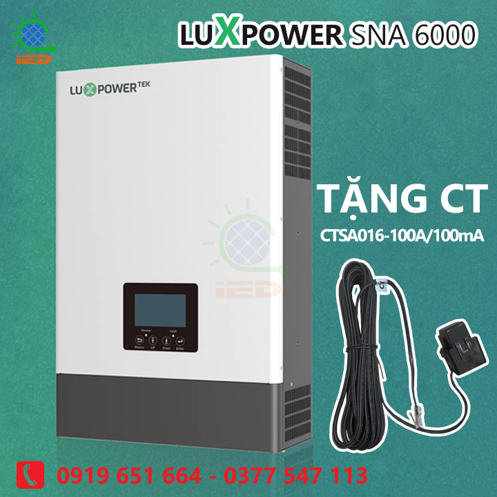 Biến tần hybrid Lux Power 6kW SNA 6000 WPV – biến tần điện năng lượng ...