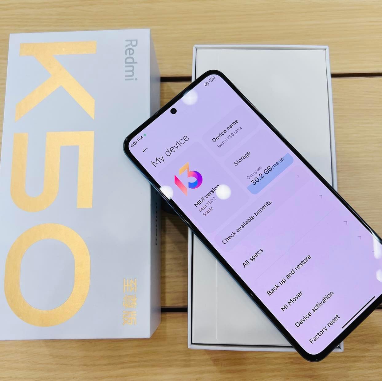 Điện thoại Xiaomi K50 Ultra 256GB Snap 8plus Gen 1 Pin 5.000mAh sạc nhanh 120W Fullbox - MixASale