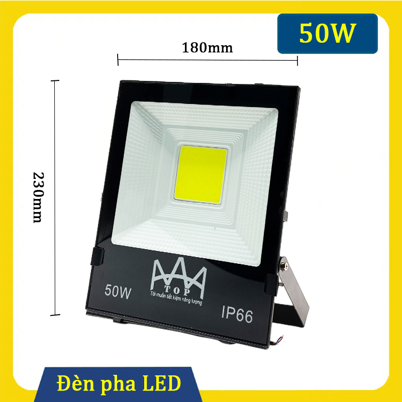 đèn pha 50w 100w 200w IP66 LED 5054 sáng trắng chống nước siêu sáng ...