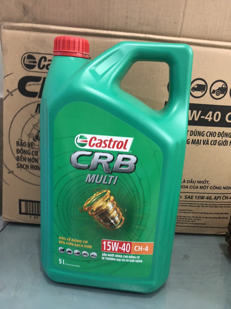 Dầu Nhớt CASTROL CRB Multi 15W-40 20W-50 CH-4 (5L) | Lazada.vn