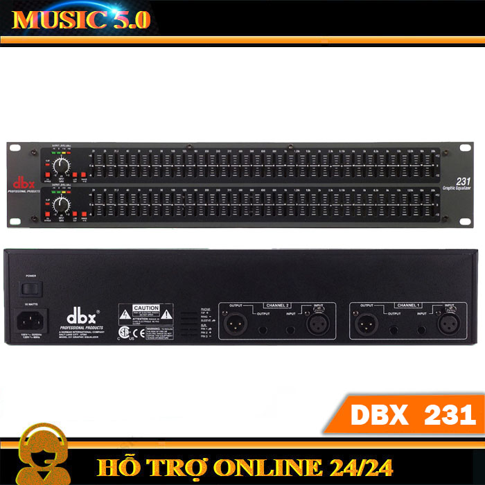 Lọc Xì Equalizer DBX 231 - Bộ Lọc Âm Thanh, Chống Hú Rít, Xử Lý Tiếng ...