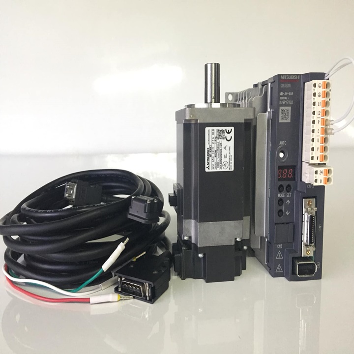 MR-JN-40A Full Bộ điều khiển Servo + Motor 400w loại Phát Xung Mitsubishi | Lazada.vn