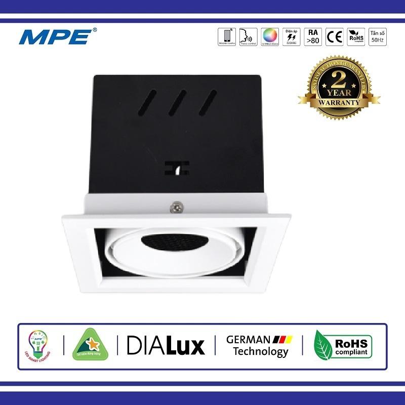 ĐÈN LED DOWNLIGHT MẶT VUÔNG ĐƠN 20W MPE (DLS-120) | Lazada.vn